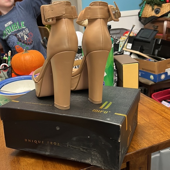 DIDIFU | Shoes | Nib Didifu 5 Inch Heel Sabrina Block Heel With Angle ...